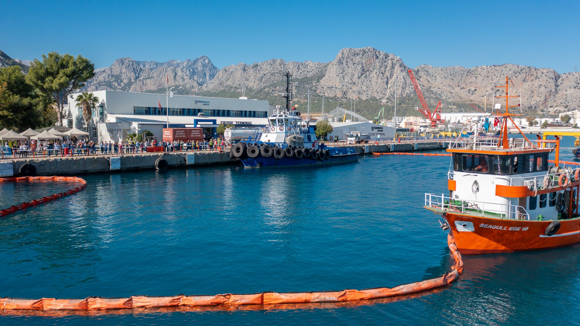 Deniz Kirliliği Acil Müdahale Tatbikatı QTerminals Antalya’da Yapıldı ...